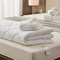 China Tumble Dry Yes Fiber Quilts Polyester Fill Material 150gsm 400gsm Soft Comfortable Durable Bedding Perfect for Hospitality Linen for sale