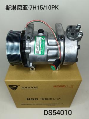 China 10PK Grooves Truck Air Conditioning Compressor 24V/12V For Scania for sale