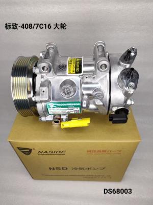 China Auto Ac Conditioning Compressor For Peugeot 408 7C16 large wheels OEM 9675077280  Compressor assembly for sale