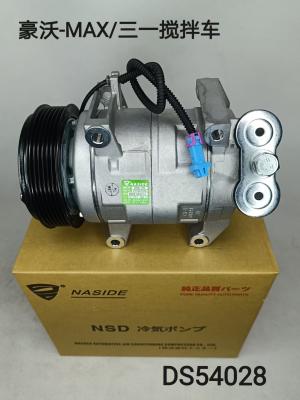 China Auto AC Conditioning Compressor For Howo Sany mixer truck SHACMAN TRUCK TH7 TX MAX 6PK 24V for sale