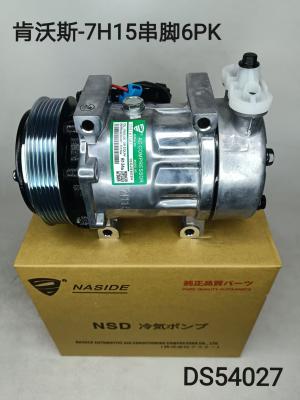 China Auto AC Conditioning Compressor For Kenworth 7H14 6pk Truck excavator mixer 24V for sale