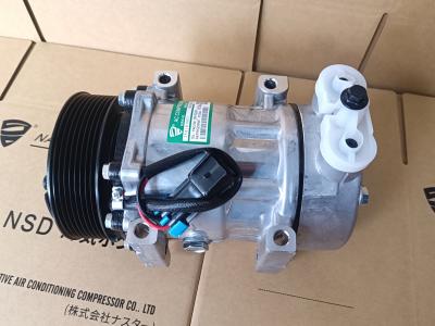China Auto AC Conditioning Compressor For Mechanical engineering vehicles heavy-duty trucks SD7H15 for sale