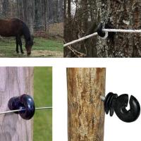 China Screw Posts Electric Fence Ring Insulators Energizer Charger Controller for sale
