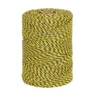 China Horse Animal Fencing Electric Fence Polywire With Steel Poly Rope Ultra Low Resistance for sale