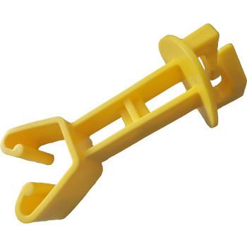 China Farm Electric Fence Insulators Wire Chain Link U Post Extended Insulator for sale