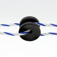 China Circular Ring Corner Post Electric Fence Insulators Black Polyrope Insulator for sale