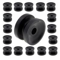China Circular Ring Corner Post Electric Fence Insulators Black Polyrope Insulator for sale