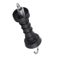 China Electric Fence Gate Wide Handle Safety Flanges With Top Lock Nuts for sale