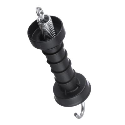 China Electric Fence Gate Wide Handle Safety Flanges With Top Lock Nuts for sale