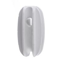 China White / Black / Yellow Egg Shaped Plastic Insulators UV Resistant for sale
