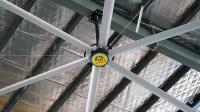 China 7.3m HVLS Ceiling Fan Alloy Blades 1500W Quiet Drive For Large Livestock Buildings for sale