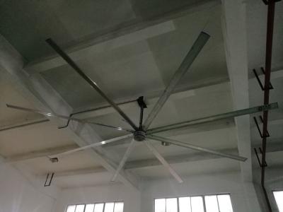 China Powerful 6 Blades Industrial Ceiling Fan 10m3/Min Air Volume/W 1500w Input Power for sale