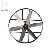 China Pre Installed Eye Bolts For Chains Industrial Panel Fan 72 Inches 120000m³/h 3.5A Power for sale