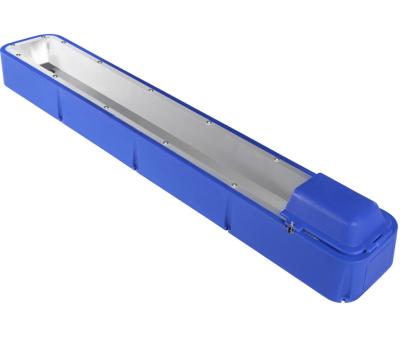 China Heavy Duty Impact Resistant Polyethylene Blue Livestock Water Tank With 100-120L/min Flow Rate for sale