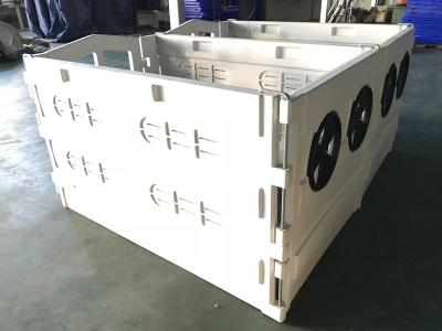 China Insulated White Polyethylene Rectangle Calf Pens for All Weather Protection for sale