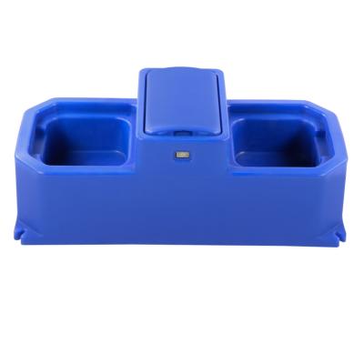 China 40L/min Flow Rate Livestock Water Tank with 60L Capacity in Blue For Livestock Farming for sale
