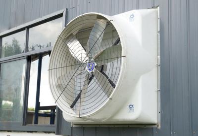 China 48000 m³/h High Air Volume 48 Inch Fiberglass Exhaust Fan with EC Motor APP Control Axial Flow Ventilation Fan for Livestock Dairy Barn Poultry Farm Greenhouse Industrial Warehouse for sale