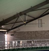 China IP55 Industrial Ceiling Fan with Brushless DC Motor 1500w Power 55r/min Rotation Speed for sale