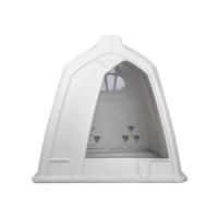 China Rectangular Polyethylene Dairy Calf Hutches Weatherproof and Insulated in White Color for sale