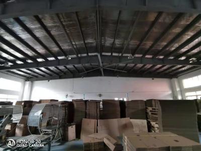 China Industrial Ceiling Fan with Max Airflow 15000m3/min and 3Φ/380V/50HZ for sale