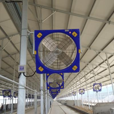 China Livestock Ventilation Fans with High-Strength Double-Layer PE and 27000m³/h Max Airflow for Livestock Environments for sale