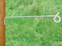 China Distance Pigtail Post 360mm Length Sturdy And Reliable High Standard Steel Fencing Choice For Securing Different Areas for sale