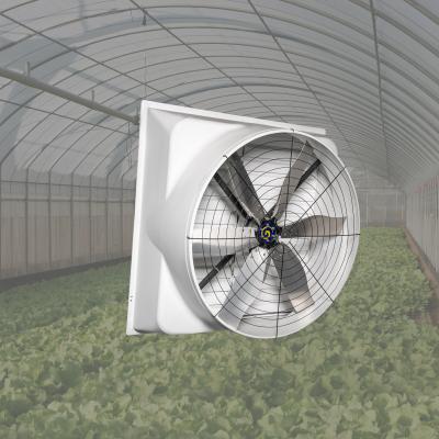 China Powerful Poultry Fan 1150w Input Power Air Speed Screw To The Frame On The Wall for sale