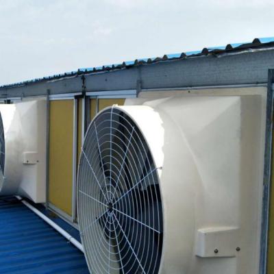 China Strength Double-layer PE Frame Material Livestock Ventilation Fans With 47.8m3/h Air Volume/W Direct Drive Mode for sale