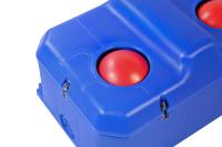 China PE Livestock Auto Waterer 120 Liter Twin Wall Trough With Fast Empty Plug For Pasture Use for sale
