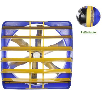 China 1830mm High-Volume PE Livestock Ventilation Fan with 120000 m³/h Airflow and PMSM Motor for sale