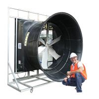 China Volume Industrial Exhaust Fan IP55 Rated With 120000m³/h Airflow for sale