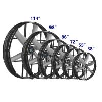 China Power Livestock Ventilation Fans For Poultry Cooling 6.2m/s Wind Speed 2000W Rated Power for sale
