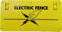 China PP Electric Fence Warning Sign for sale