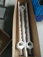 China PST012 63in Free Standing PP Electric Fence Posts Step-In Stirrup Tread UV-Treated White for sale