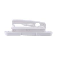 China impact resistant clip tape insulator with multi purpose 60mm poly tape running through for wood post electric fencing for sale
