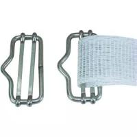China JON011 Galvanized Steel Polytape Splicer End Buckle For Electric Fence Hardware for sale
