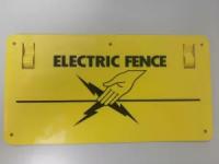 China 55g Electric Fence Warning Sign for sale