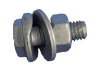 China Electric Fencing Joint Clamp With M 8*20mm bolt, washer and nut for sale