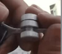 China M10 Thread Aluminum Split Bolt Joint Clamp For Electric Fence Wire Up To 2.7mm for sale