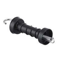 China Electric Fence Gate Handle Black Color with Plastic Handle and Galvanized Hook for sale