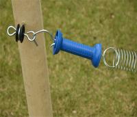 China HDL020B 140g Black Insulated Electric Fence Gate Handle With 5mm Hook And Spring for sale