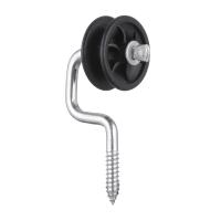 China Galvanised Steel Easy Screw Rotating Corner Post Electric Fence Insulator for sale