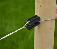 China Deep Grooves Fiberglass Insulator INS073 30g End Strain Electric Fence Insulators For Medium Tension for sale
