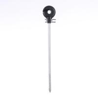 China PP Material and Galvanized Steel 64g Electric Fence Ring Insulators for sale