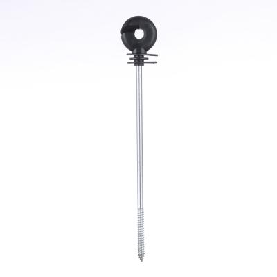 China PP Material and Galvanized Steel 64g Electric Fence Ring Insulators for sale