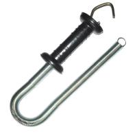 China 5mm Galvanised Top Hook Gate Handle Hardware for sale