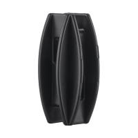 China PP End Strain Insulator INS079 15.5g Black Electric Fence Insulators For Medium Tension Corner Post for sale