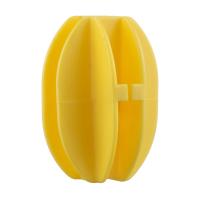 China HDPE Material INS502*B End Strain Electric Fence Insulators With Yellow Color for sale