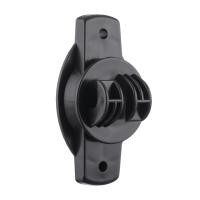 China PE Claw Insulator INS125B 12.2g Screw-In Electric Fence Fittings For Wood Post 5mm Wire for sale