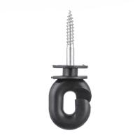 China Anti Impact Plastic Animal Screw In Ring Insulator for sale